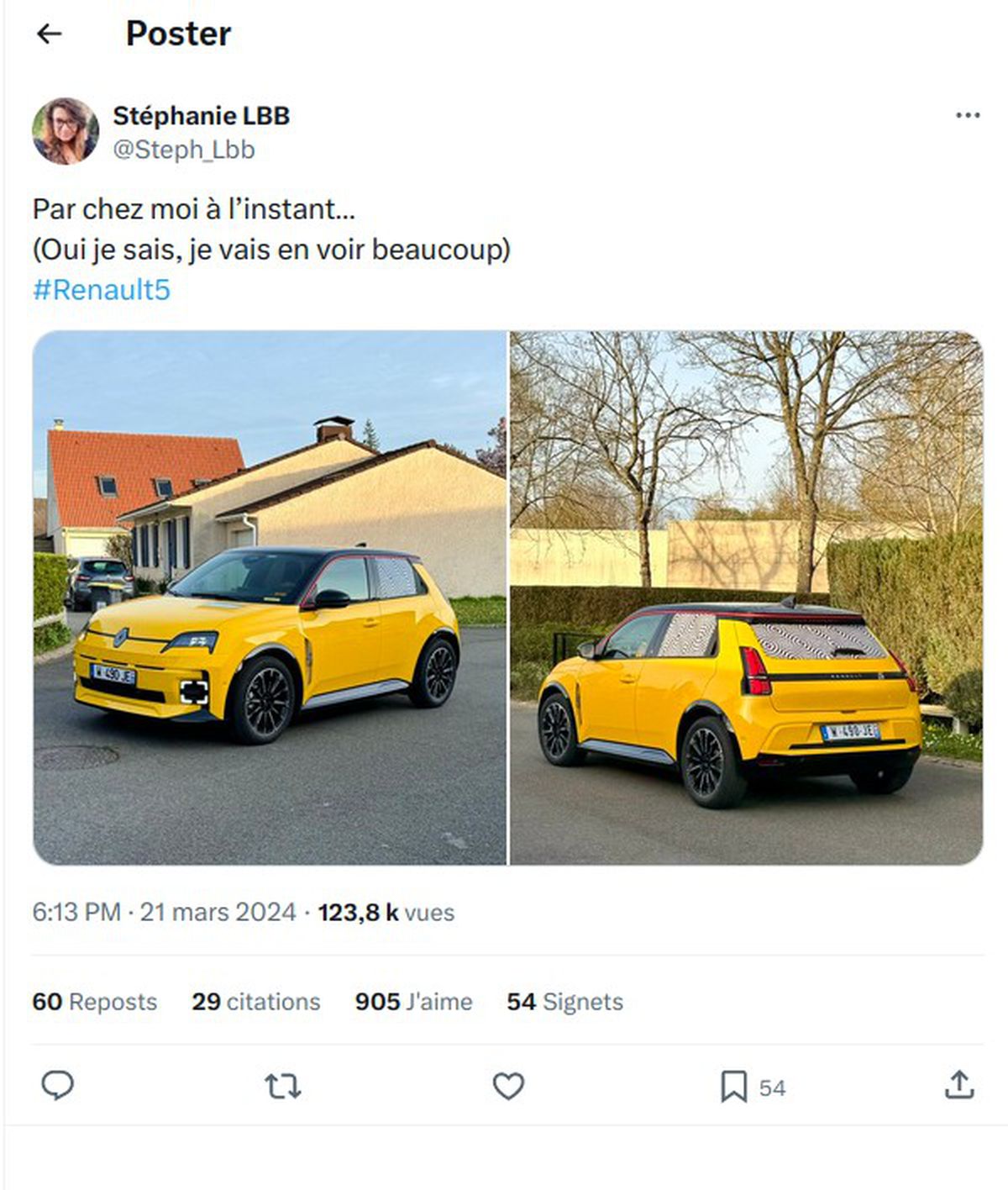 La Nouvelle R5 E-TECH électrique se montre déjà sur les routes et fait ...